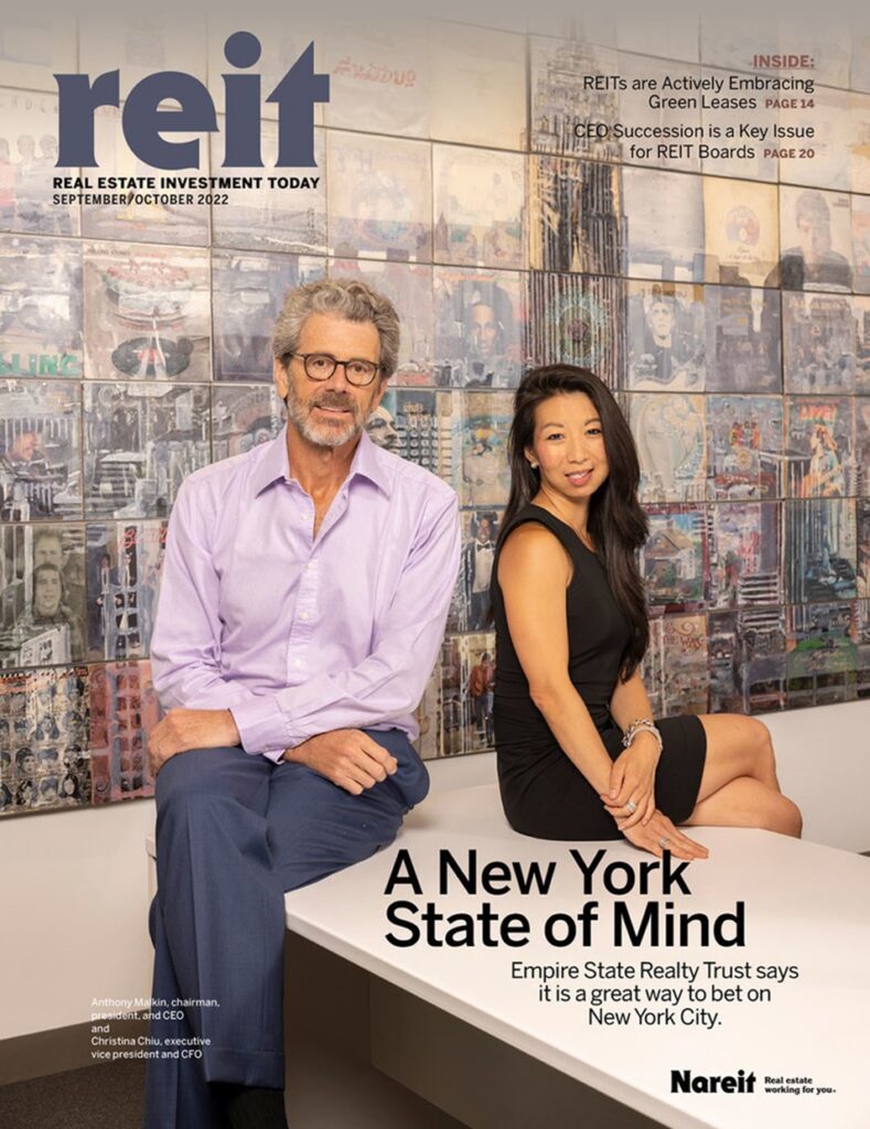 ESRT Takes Cover of REIT Magazine's Fall 2022 Issue | ESRT